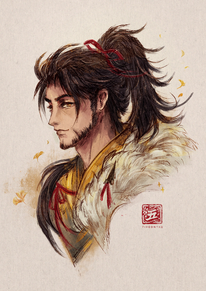 Hien FFXIV Pearlescent Art Print – Fiveonthe