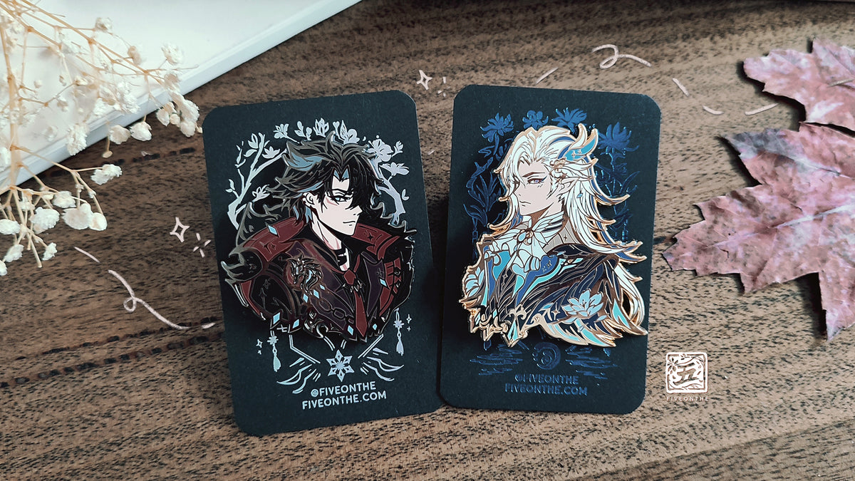Wriothesley Genshin Impact Enamel Pins – Fiveonthe
