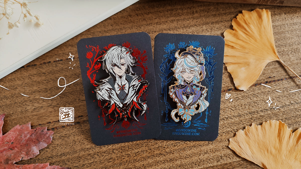 Furina Genshin Impact Enamel Pins – Fiveonthe